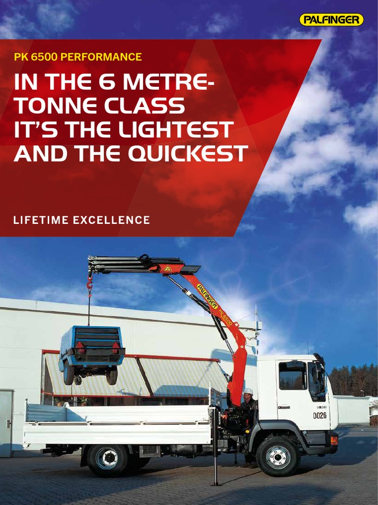PK6500 | PDF | Crane (Machine) | Manufactured Goods