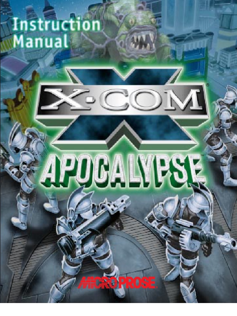 XCom Apocalypse Manual | PDF | Ibm Pc Compatibles | Icon (Computing)