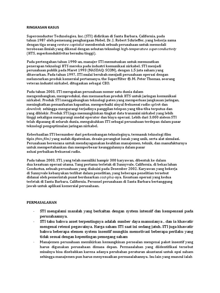 Ringkasan Kasus | PDF