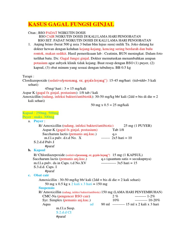 Soal Farmasi Kedokteran Hewan Koas | PDF