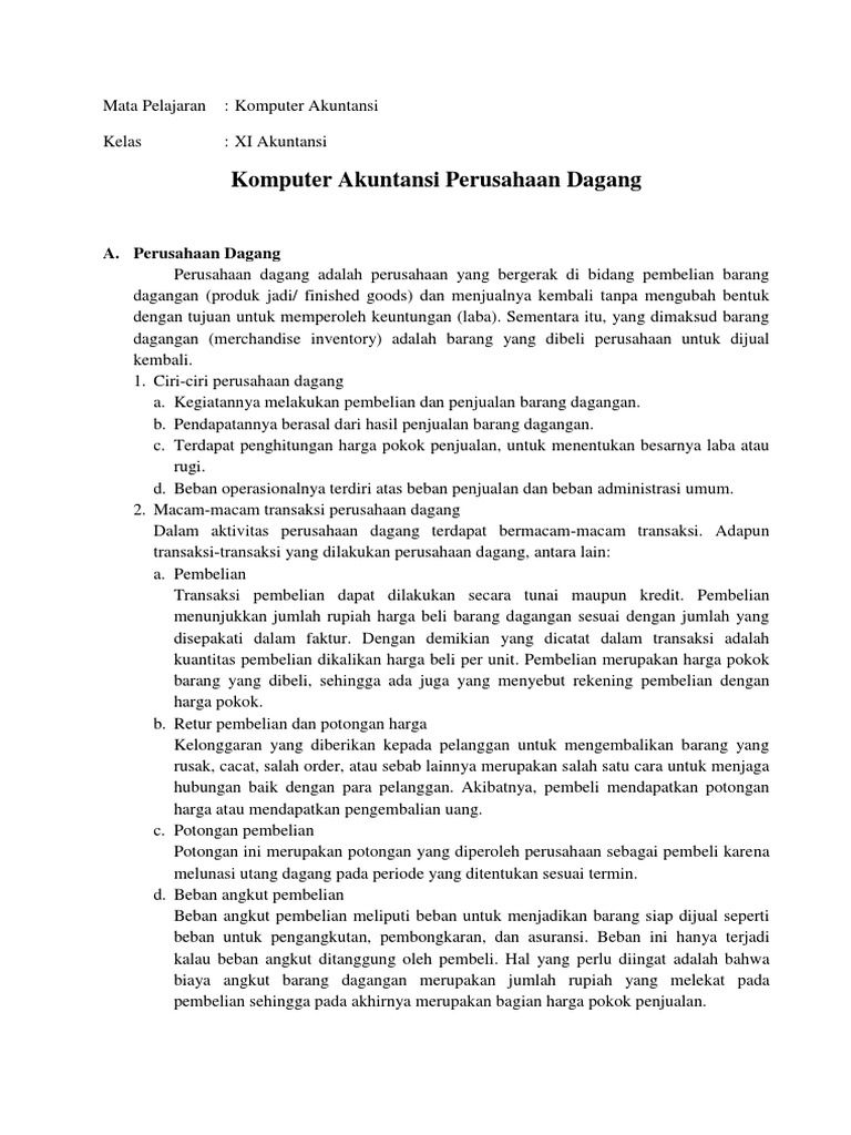 BAB 3 Komp Akun | PDF