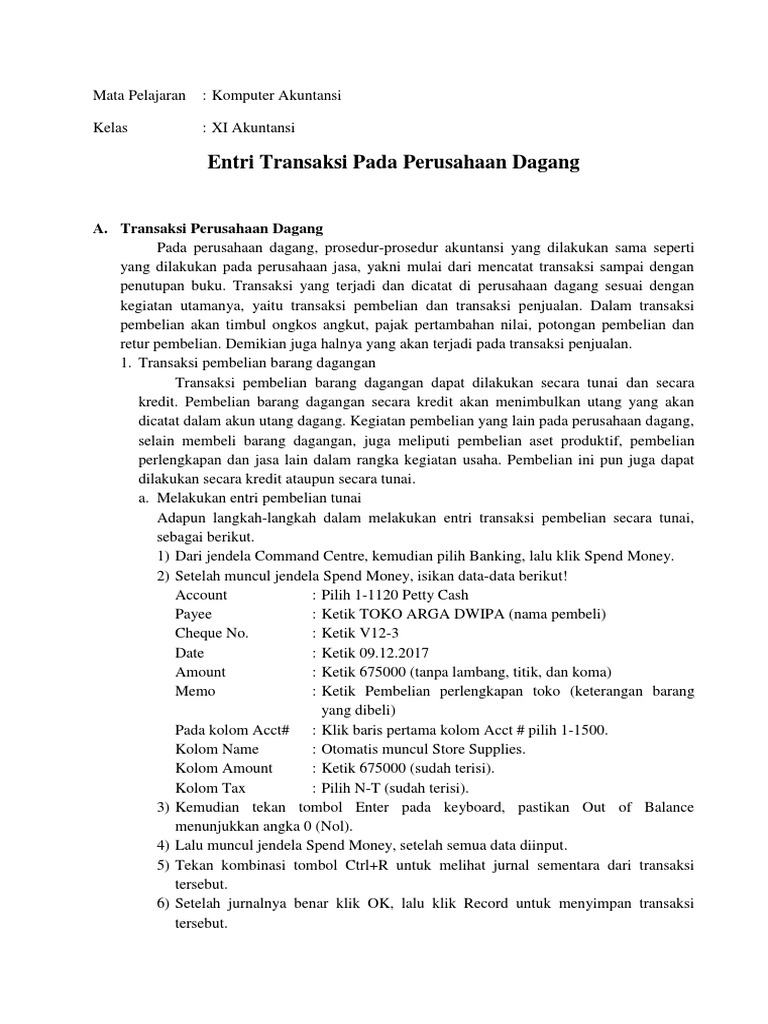 BAB 4 Komp Akun | PDF | Pengelolaan Keuangan & Uang