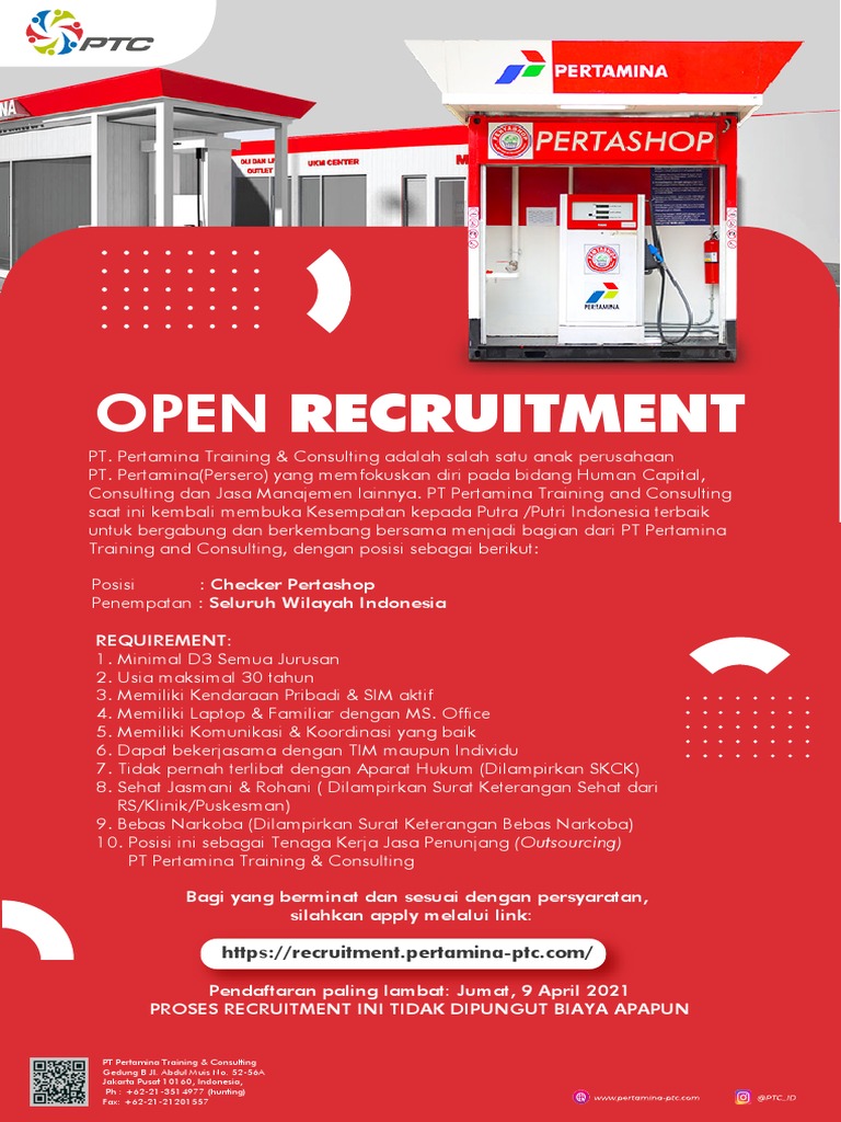 Job Advertisement Checker Pertashop | PDF