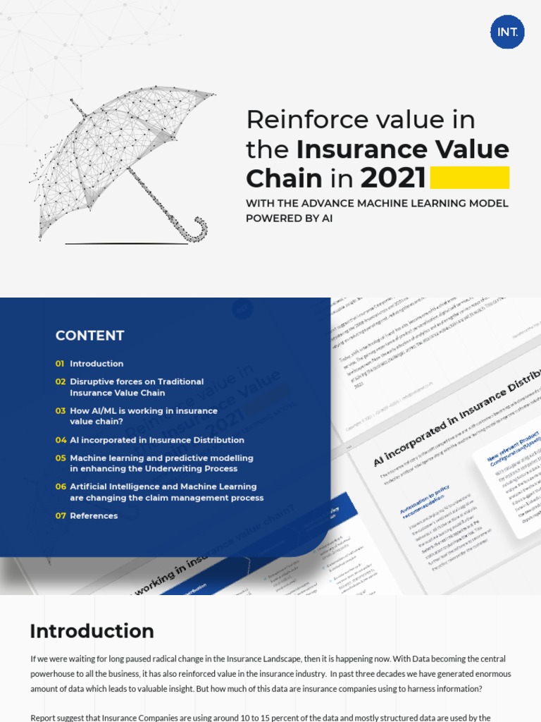 Reinforce The Insurance Value Chain With Predictive Modelling and ML ...