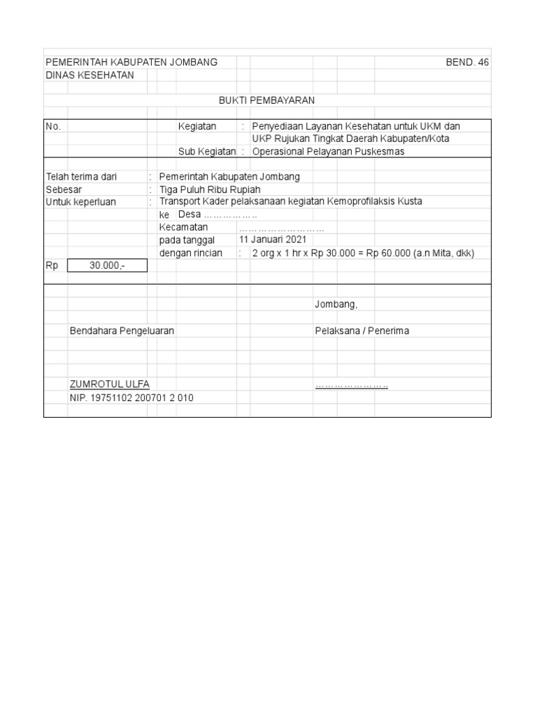 Template SPJ Kader 2021 | PDF