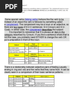 Sentence Pattern | PDF | Object (Grammar) | Verb