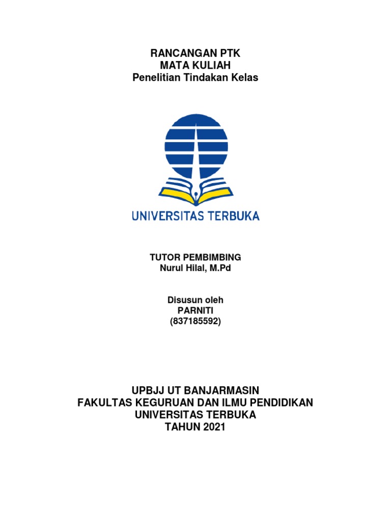 Rancangan Ptk-Parniti | PDF