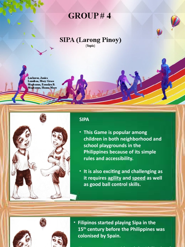 P.E Presentation SIPA Larong Pinoy