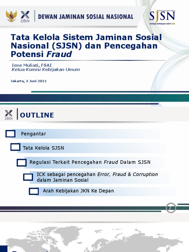 TATA KELOLA SISTEM JAMINAN SOSIAL NASIONAL (SJSN) DAN PENCEGAHAN ...