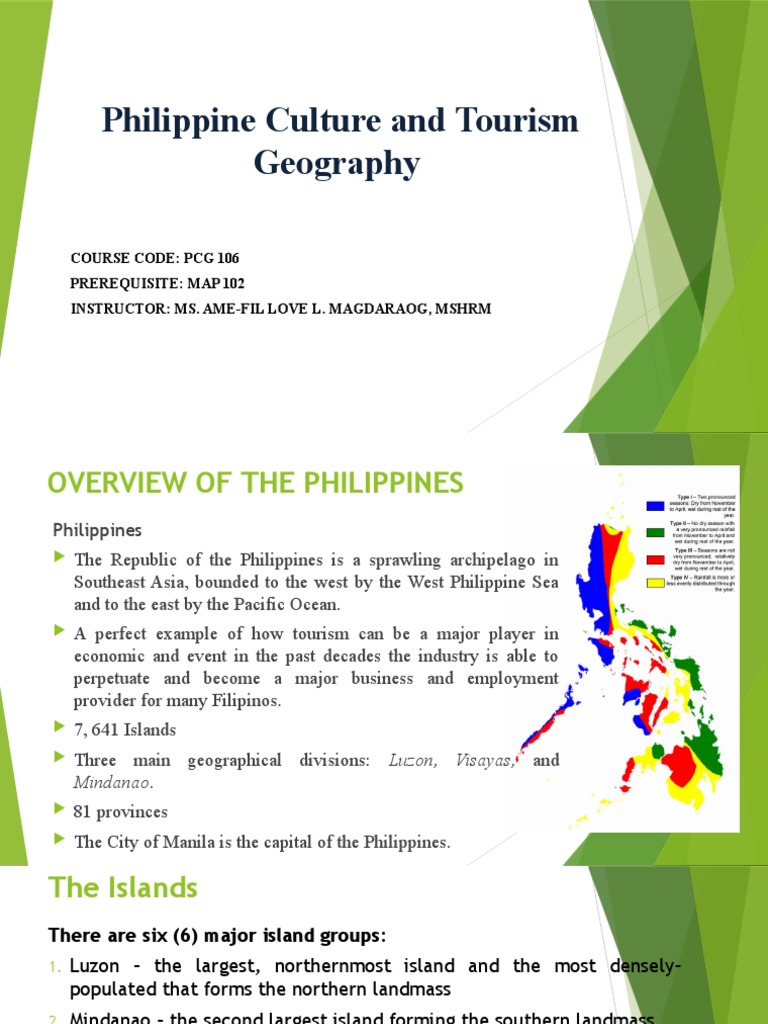 Philippine Culture and Tourism Geography | PDF | Philippines | Tourism