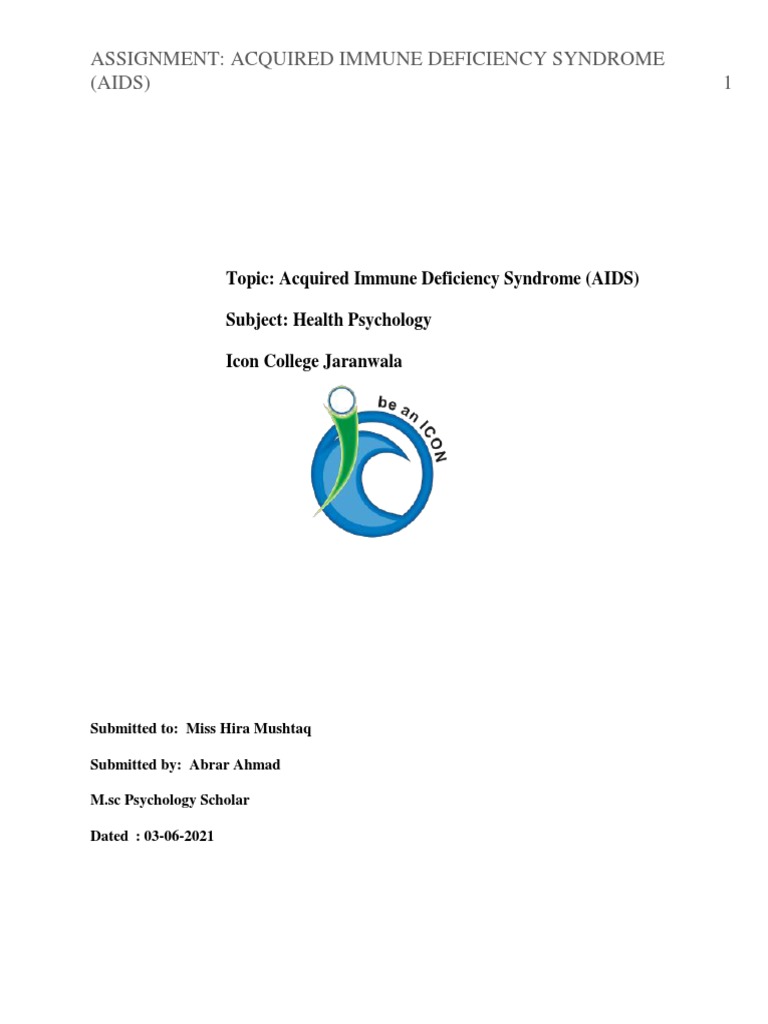 Assignment AIDS | PDF