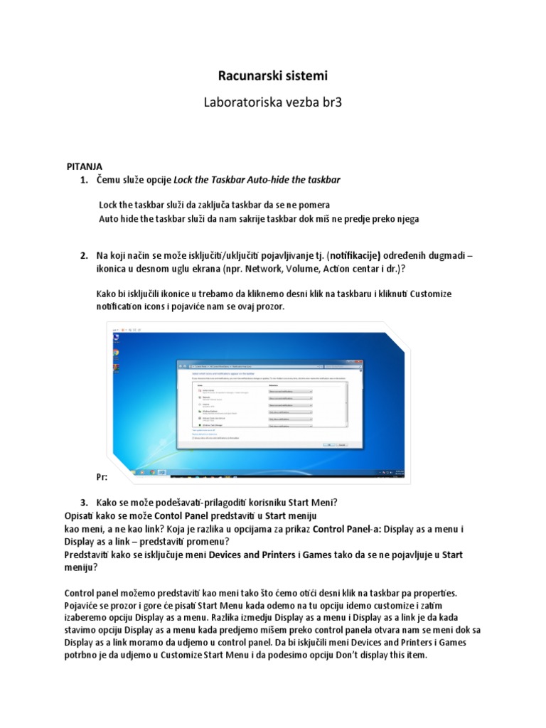 Racunarski sistemiLABORATORISKAVEZBA3 | PDF