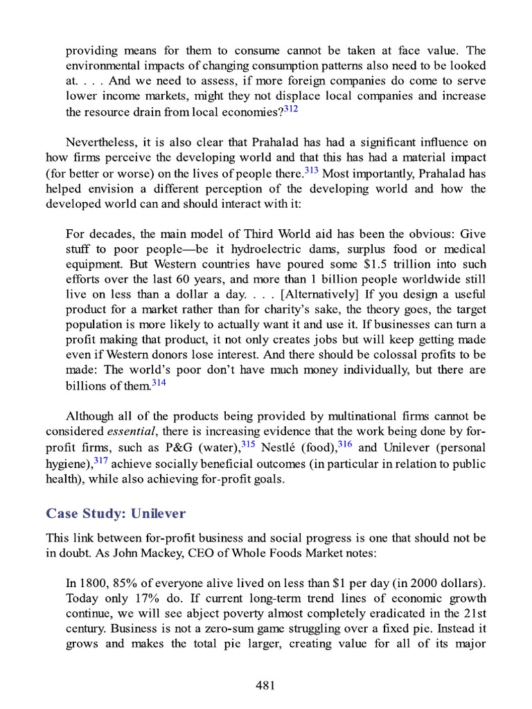 Case Study Unilever | PDF