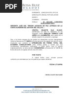 Solicito Devolucion de Expediente A Juzgado de Origen | PDF | Sentencia (ley) | Demanda judicial