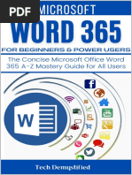 MS Word Training Manual Complete PDF | PDF | Microsoft Word | Menu ...