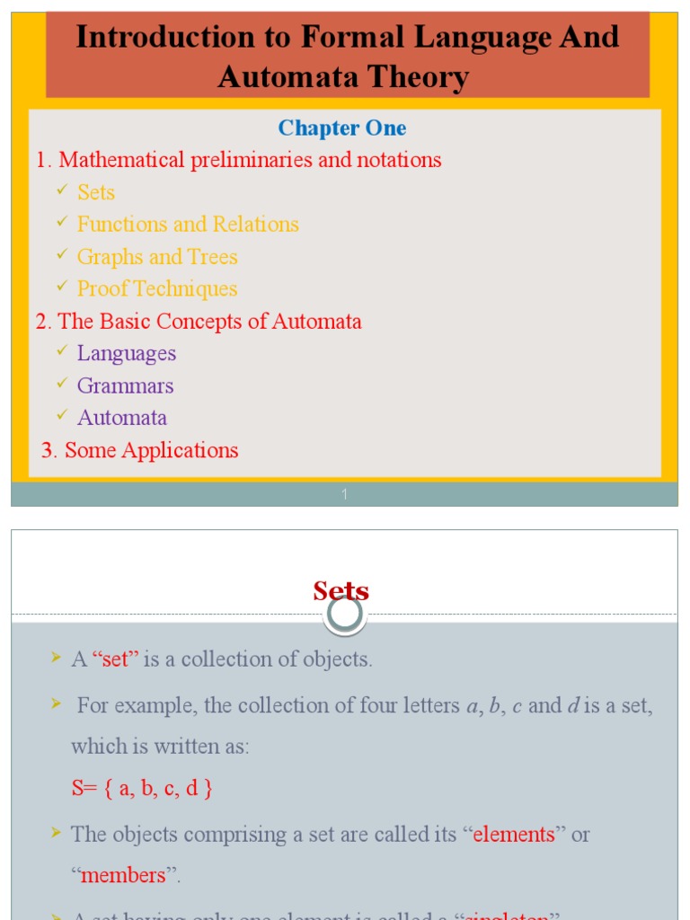 Introduction to the Fundamental Concepts of Formal Languages and ... Introduction to the Fundamental Concepts of Formal Languages and ...
