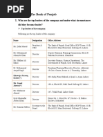 SBP Management Contact List | PDF | Pakistan