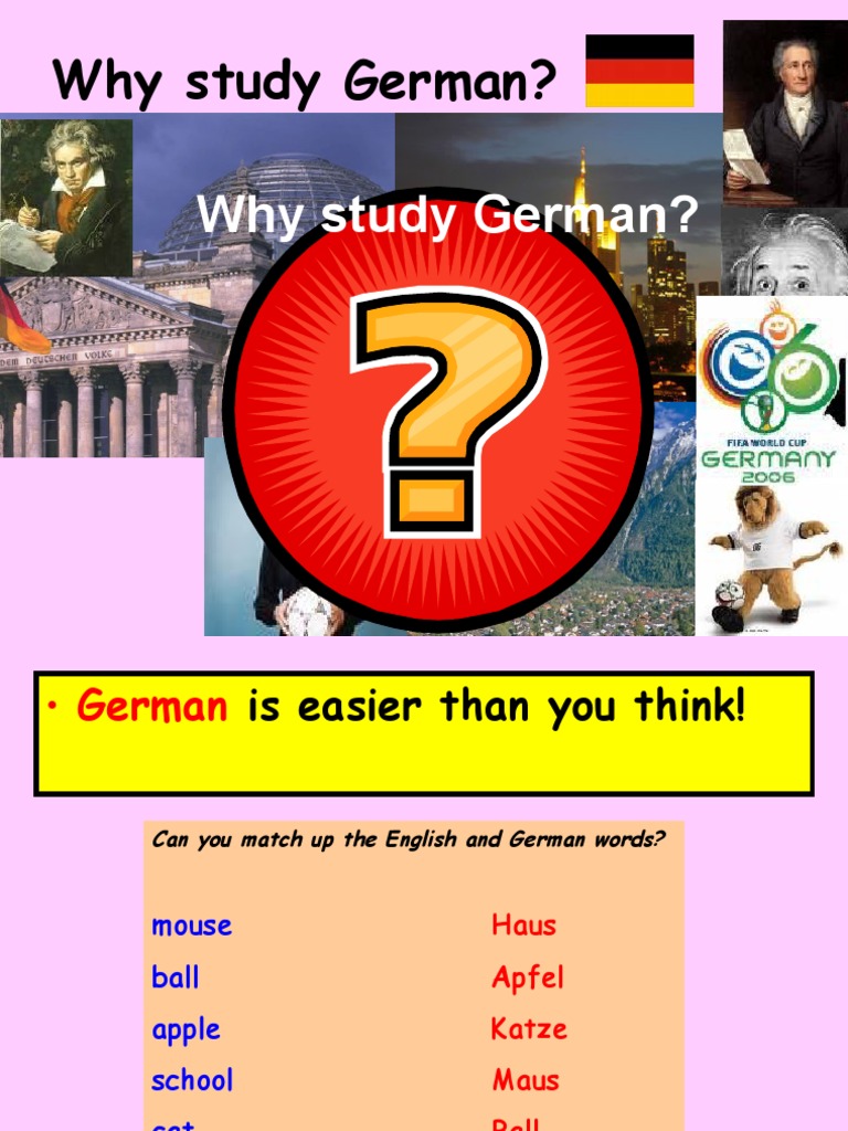 Why Learn German | Download Free PDF | German Language | Germany