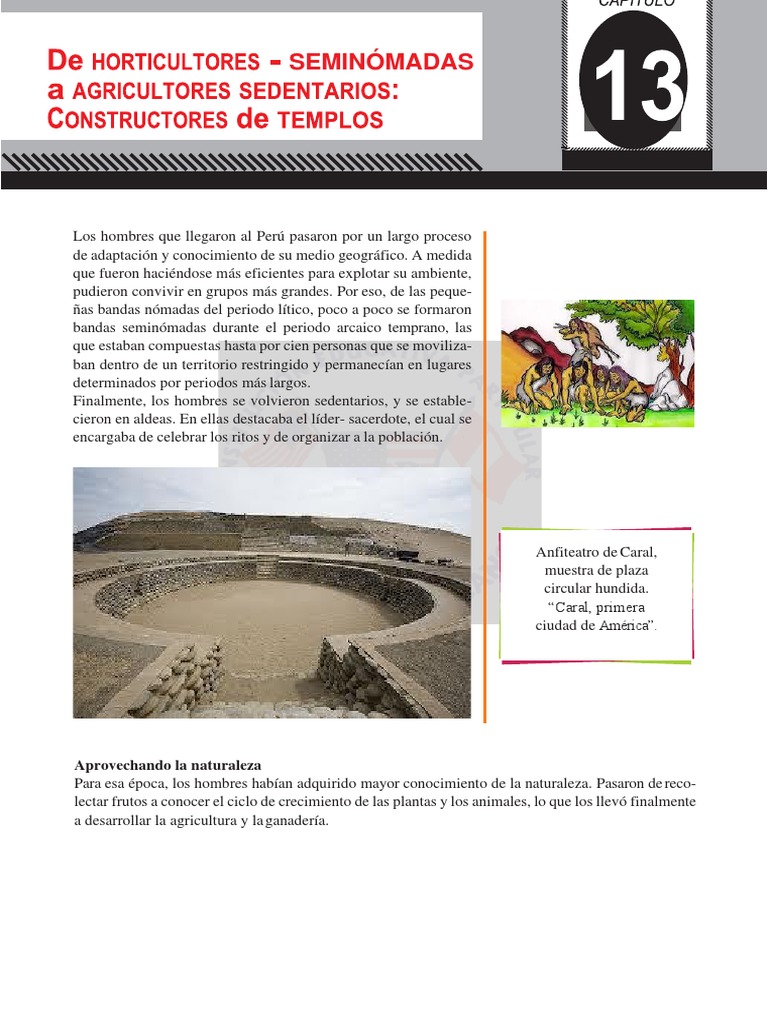 De seminómadas a agricultores sedentarios | PDF | Nómada | Agricultura