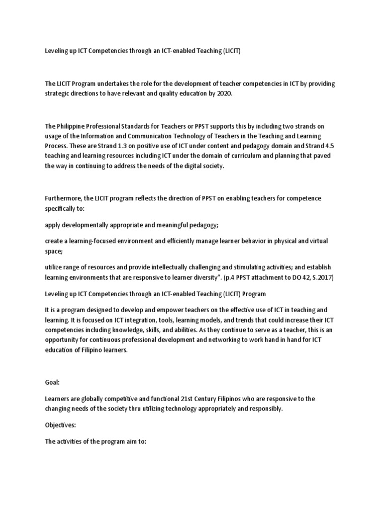 Leveling Up ICT | PDF | Educational Technology | Teachers