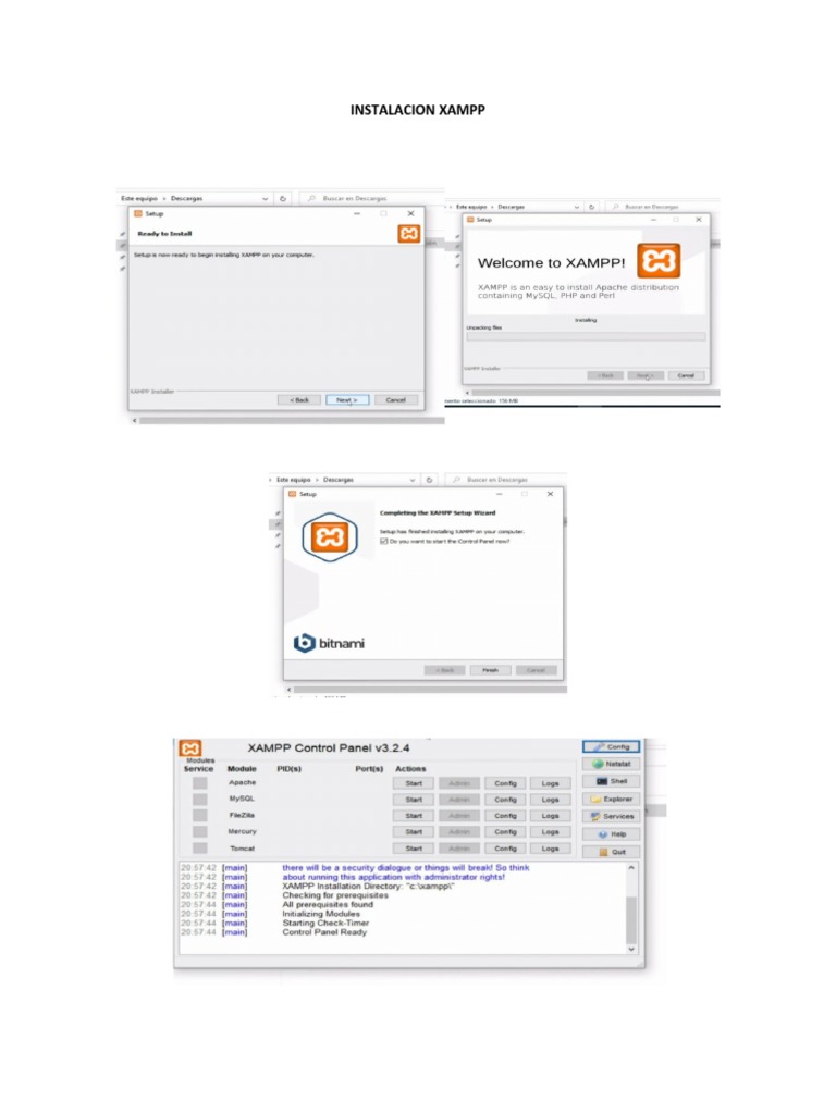 Instalacion Xampp y Netbeans | PDF