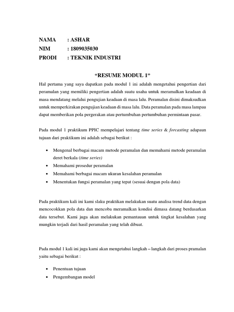 (Ashar) Resume PPIC | PDF | Karier & Perkembangan | Bisnis