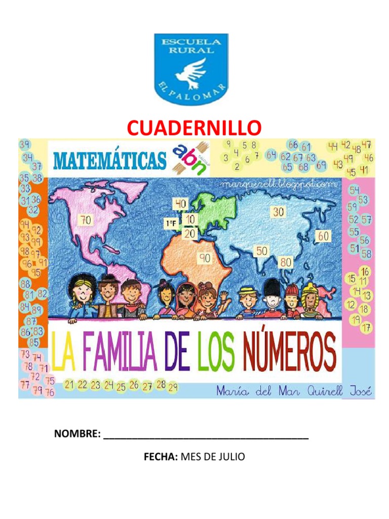 Cuadernillo Familia de Números Hasta El 100 | PDF