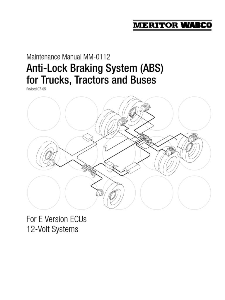 Anti-Lock Braking System (ABS) For Trucks, Tractors and Buses | PDF ...