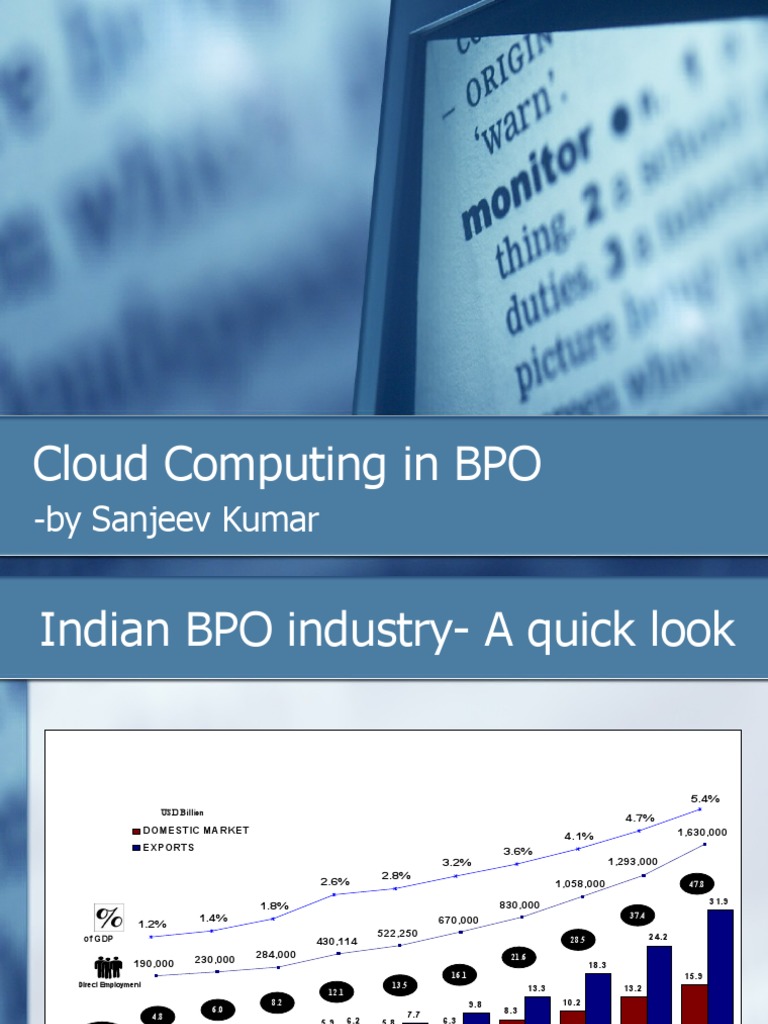 Cloud Computing in BPO | PDF | Cloud Computing | Software Engineering