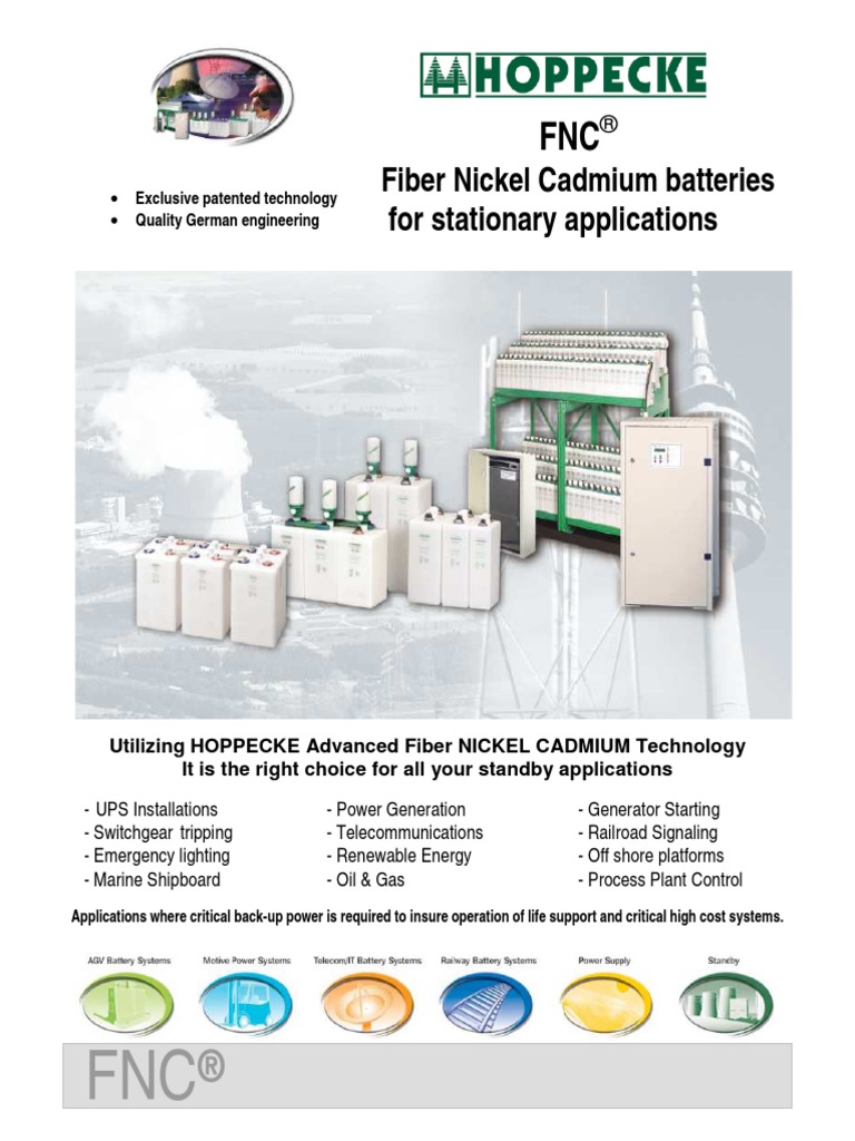 FNC Brochure USA r1110 | PDF | Rechargeable Battery | Physical Quantities
