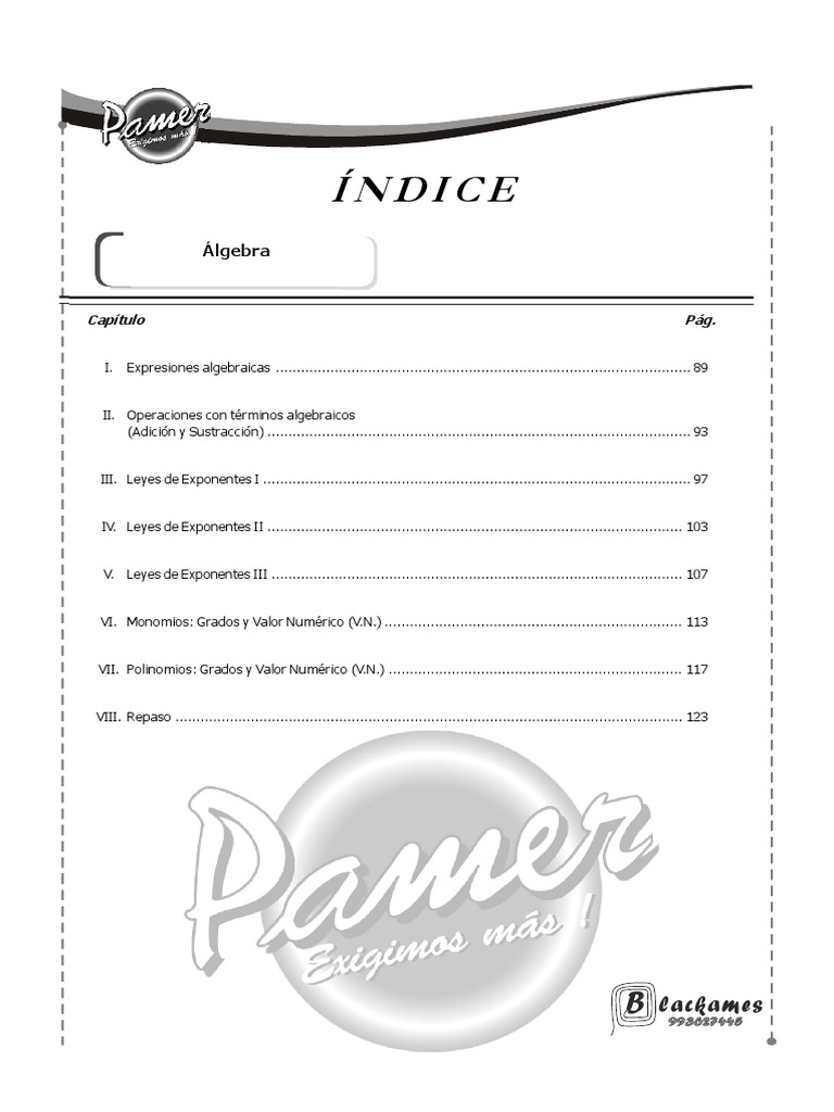 Ale Algebra Cap123 | PDF | Álgebra | Cálculo