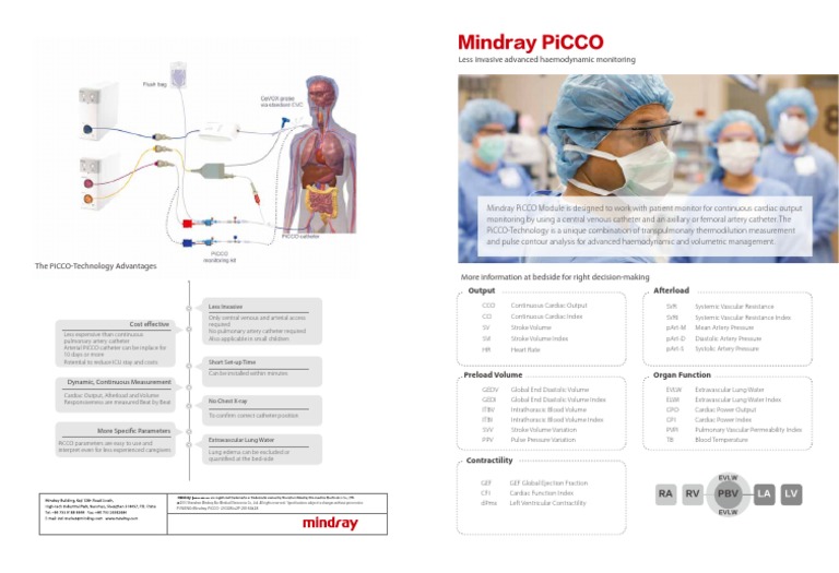 01 PiCCO Brochure ENG 20160428 S | PDF | Cardiovascular System ...