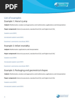 IB Math AA SL Formula Booklet 2025 | PDF | Logarithm | Area