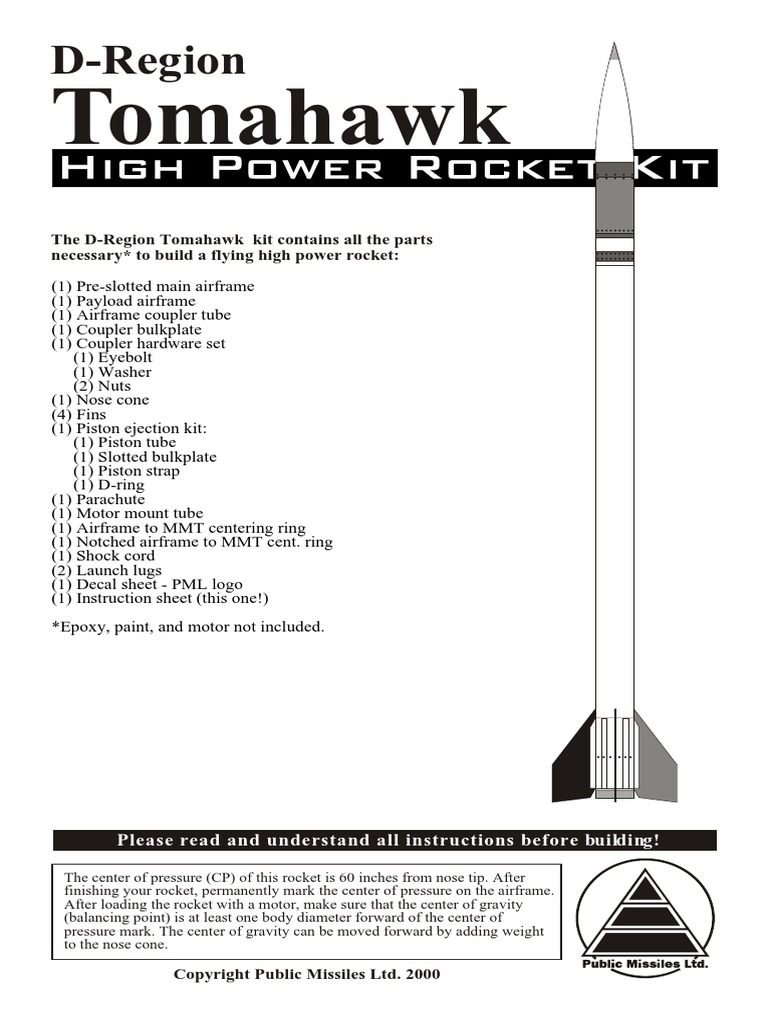 Tomahawk: D-Region | PDF | Screw | Nut (Hardware)