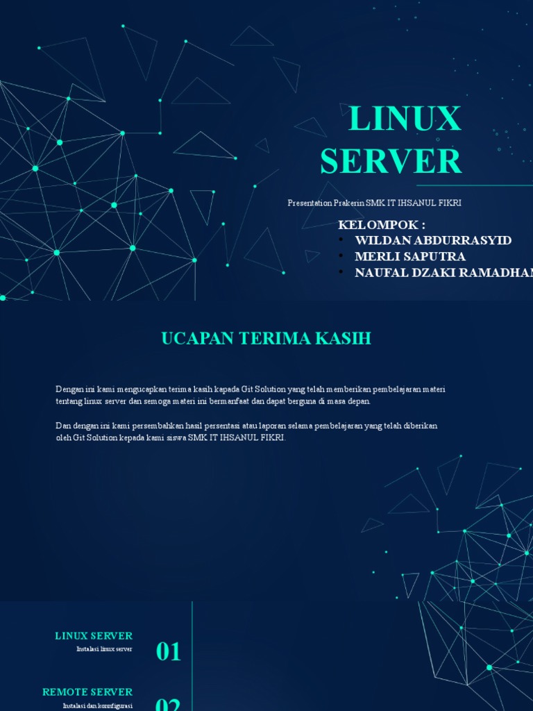 Presentasi Linux Server | PDF | Komputer