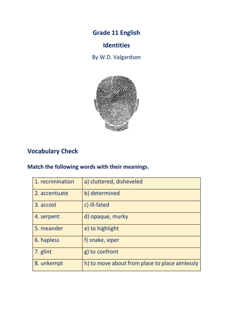 Identities Questions | PDF