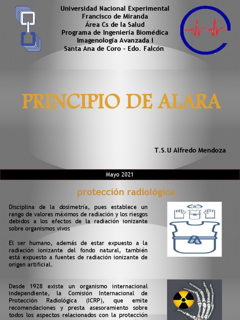 Principio ALARA en Radiología | PDF | Radiación ionizante | Radiación