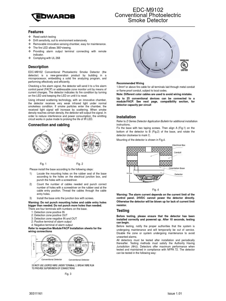 EDC-M9102 Detector Manual F3.780.1099ASY Issue1.01 | PDF | Manufactured ...