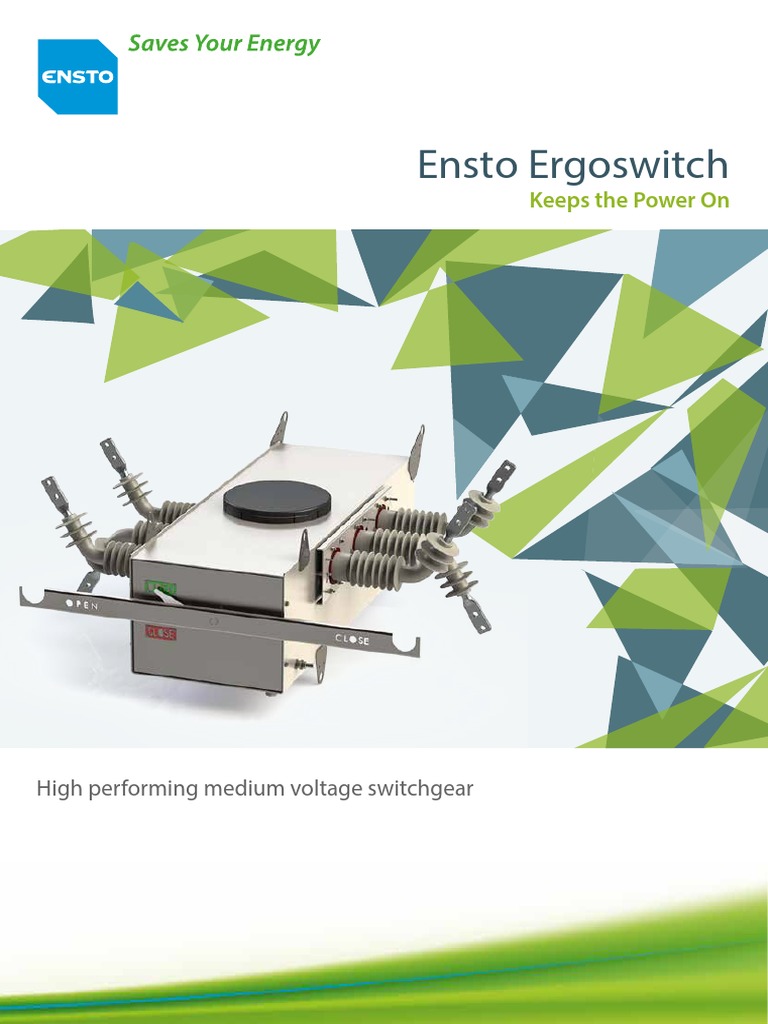 Ensto Ergoswitch: Keeps The Power On | PDF | Switch | Transformer