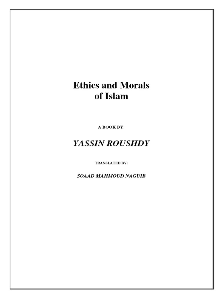 5 Ethics and Morals | PDF | Prophets And Messengers In Islam | Muhammad