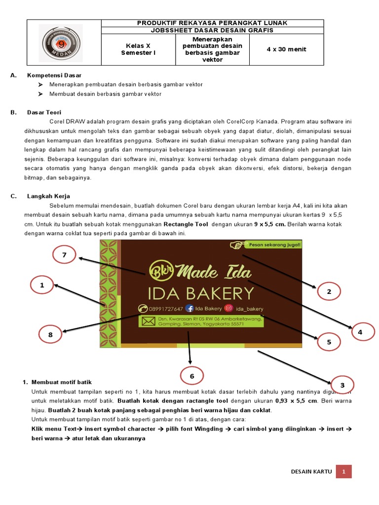 Jobsheet RPL Desain Grafis | PDF