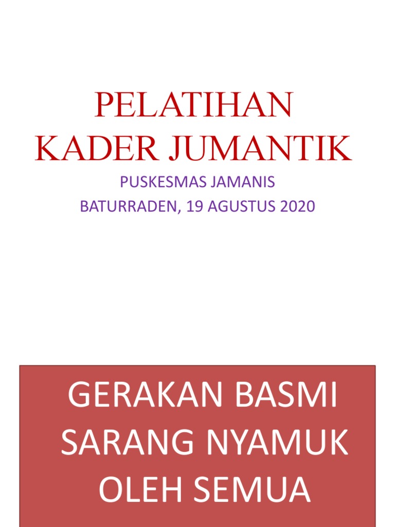 JUMANTIK | PDF | Gaya Hidup