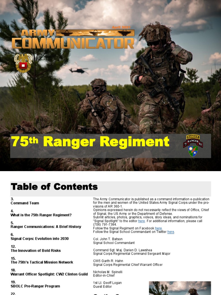 Army Communicator 2021 - 4 | PDF | Wireless Ad Hoc Network | Regiment
