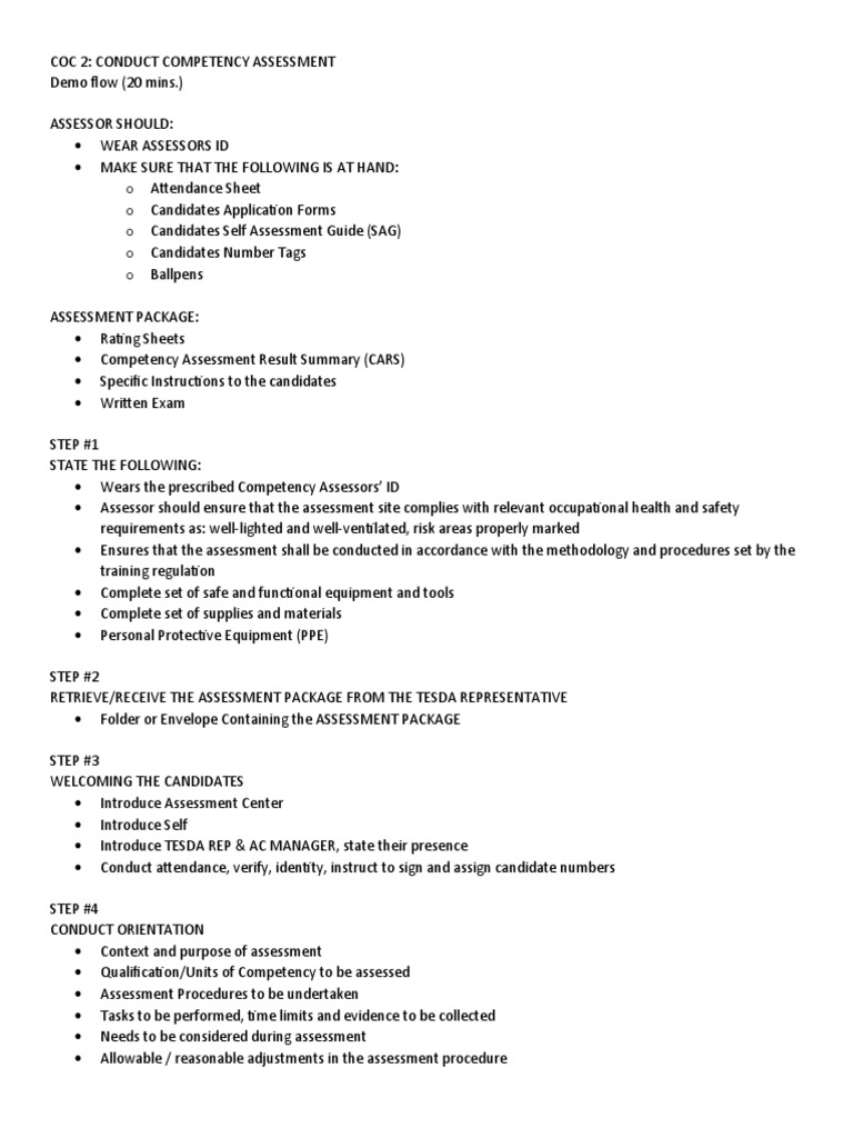 Coc 2 | PDF | Program Evaluation | Test (Assessment)