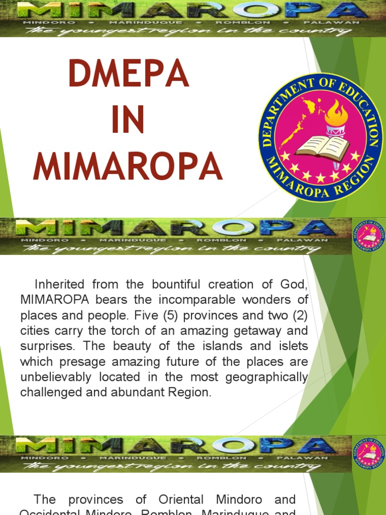 Dmepa Mimaropa | PDF | Human Nature | Schools