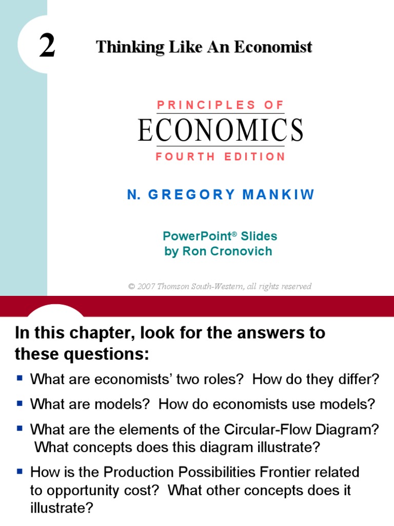 Thinking Like An Economist | PDF | Labour Economics | Economics
