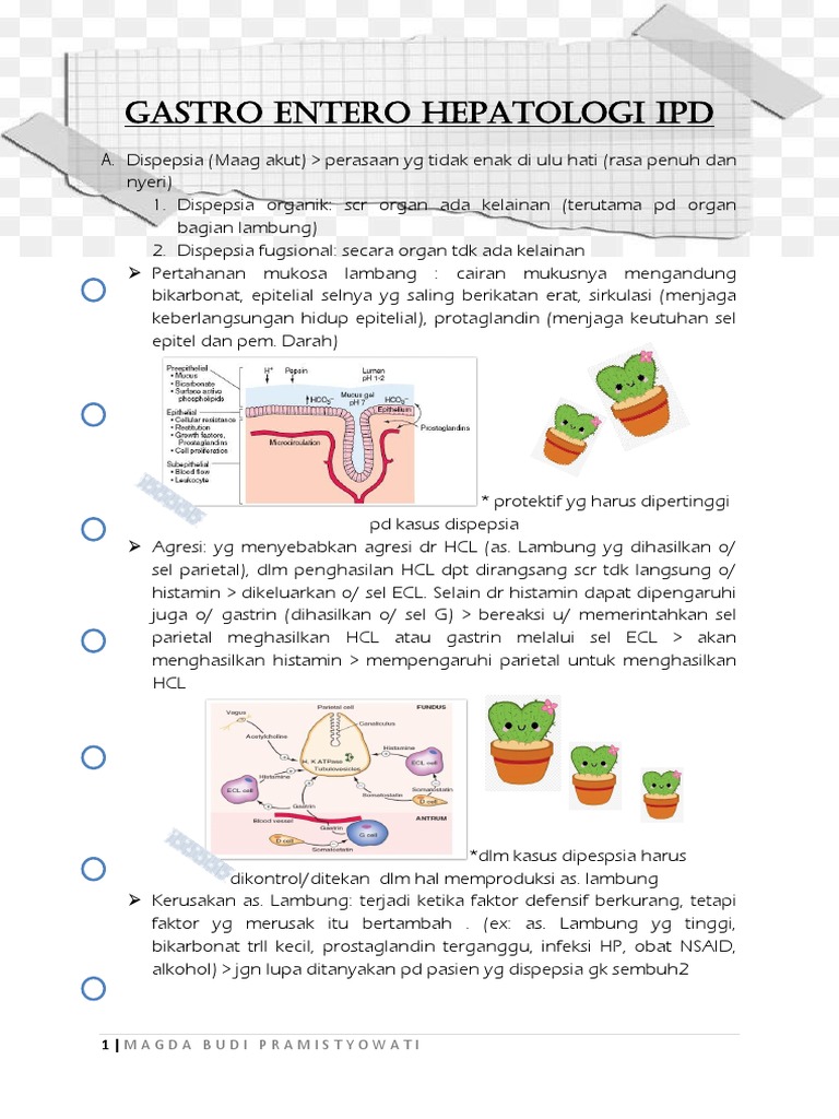 Catatan 1-Gastro Entero Hepatologi Ipd | PDF