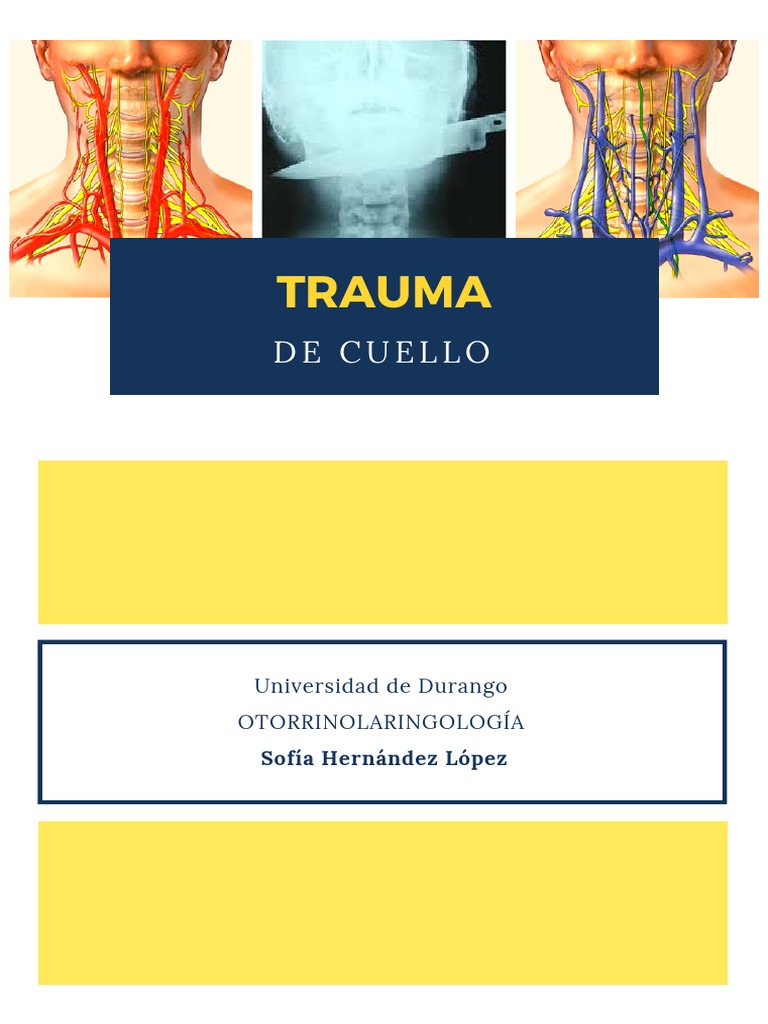 Trauma de Cuello | PDF | Lesión | Angiografía