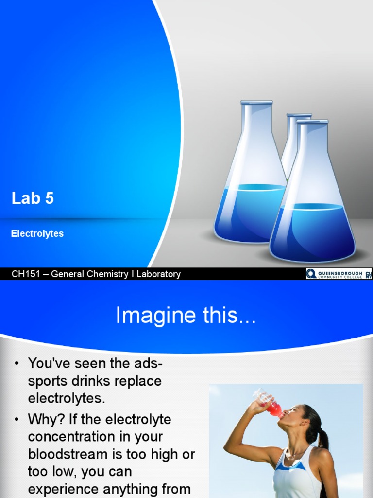 Electrolytes: CH151 - General Chemistry I Laboratory | PDF | Salt ...
