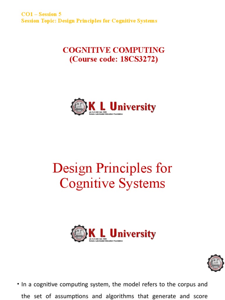 CO1 CC PPT Session 6 | PDF | Artificial Intelligence | Intelligence (AI ...